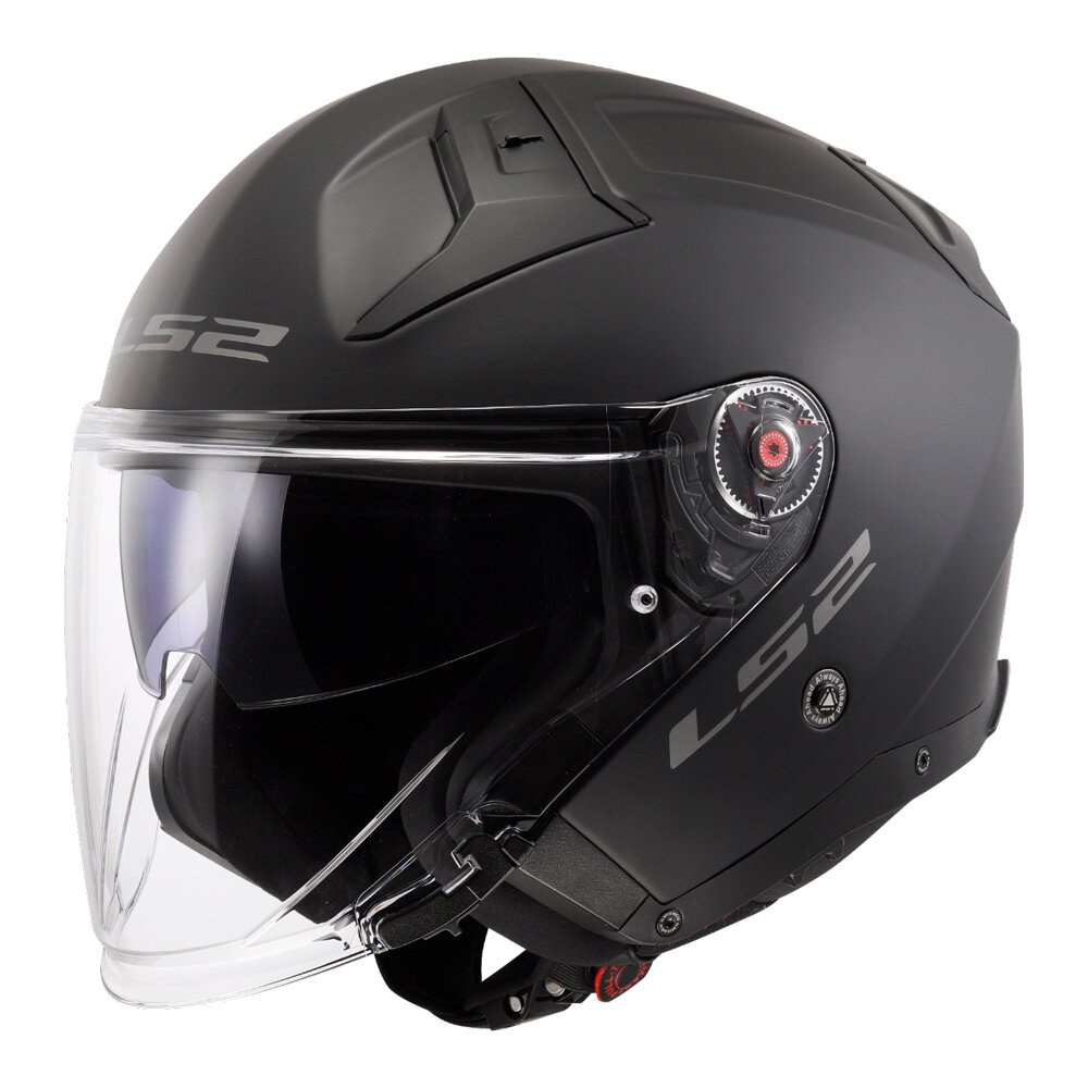 Мотошлем открытый LS2 OF603 INFINITY II SOLID (черный матовый, XXL)