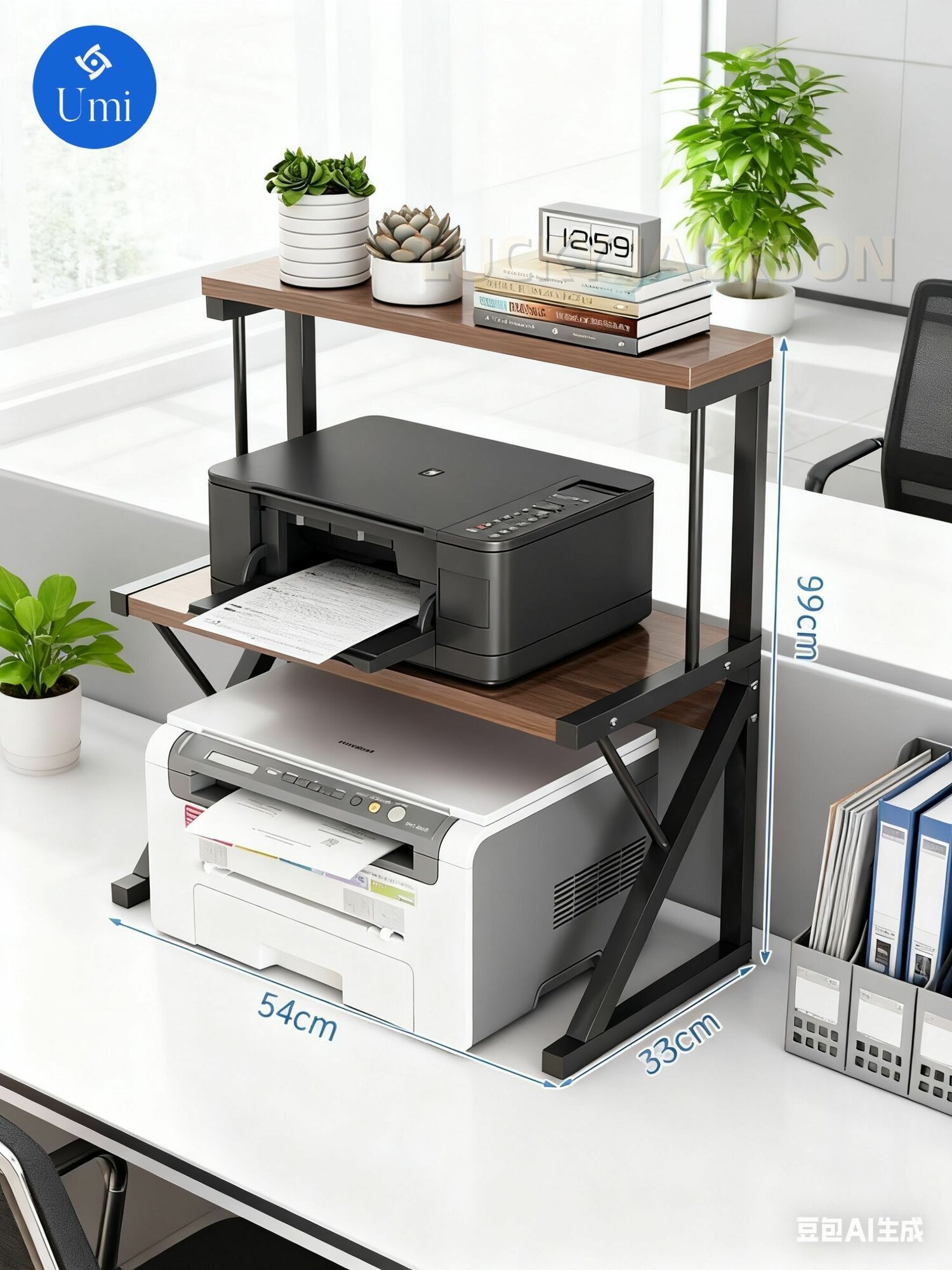 Стол-стеллаж Нераскладной,1 шт,54x33x69cm