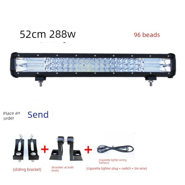 Светодиодные прожекторы для автомобиля 12В 24В, универсальные, для модификации решетки радиатора грузовика,