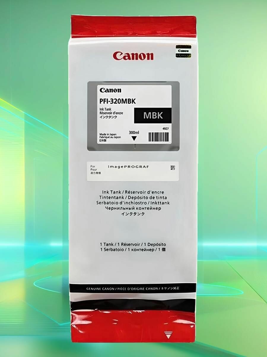 Картридж Canon PFI-320 MBK, черный матовый / 2889C001