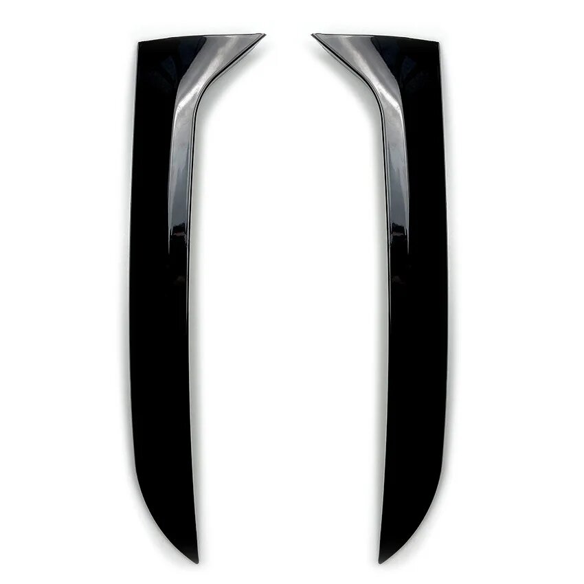 Для Volkswagen VW Tiguan MK1 2007-2016 автомобильный спойлер на заднее окно, боковой спойлер Canard, сплиттер, накладка, сменные спойлеры, авто глянцевый черный