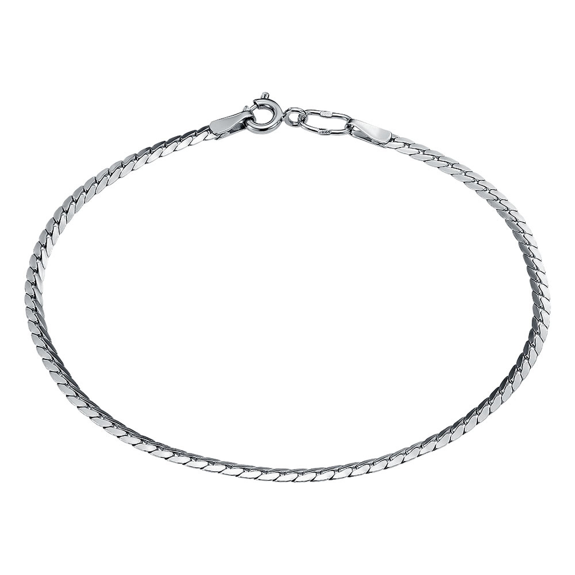 Браслет, серебро, 925 проба, родирование