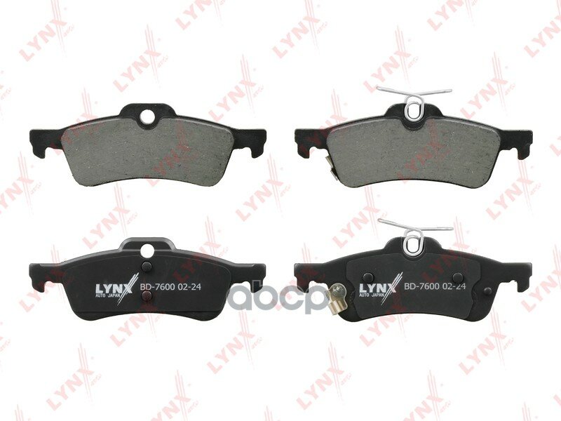 Колодки тормозные задние LYNXauto арт. BD-7600