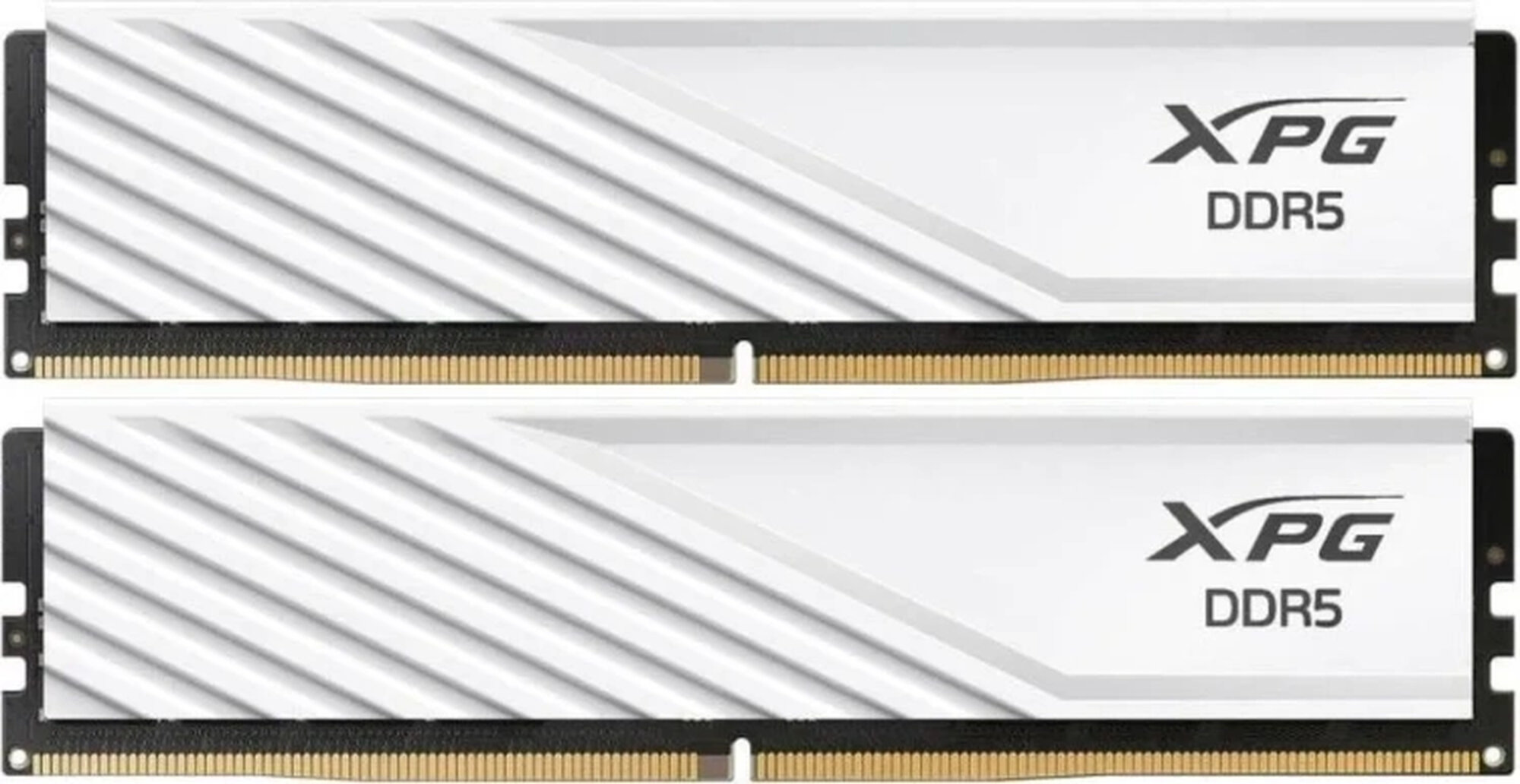 Модуль памяти DIMM DDR5 32Gb, 6000Mhz, 2x16Gb, ADATA XPG Lancer Blade White (AX5U6000C3616G-DTLABWH)