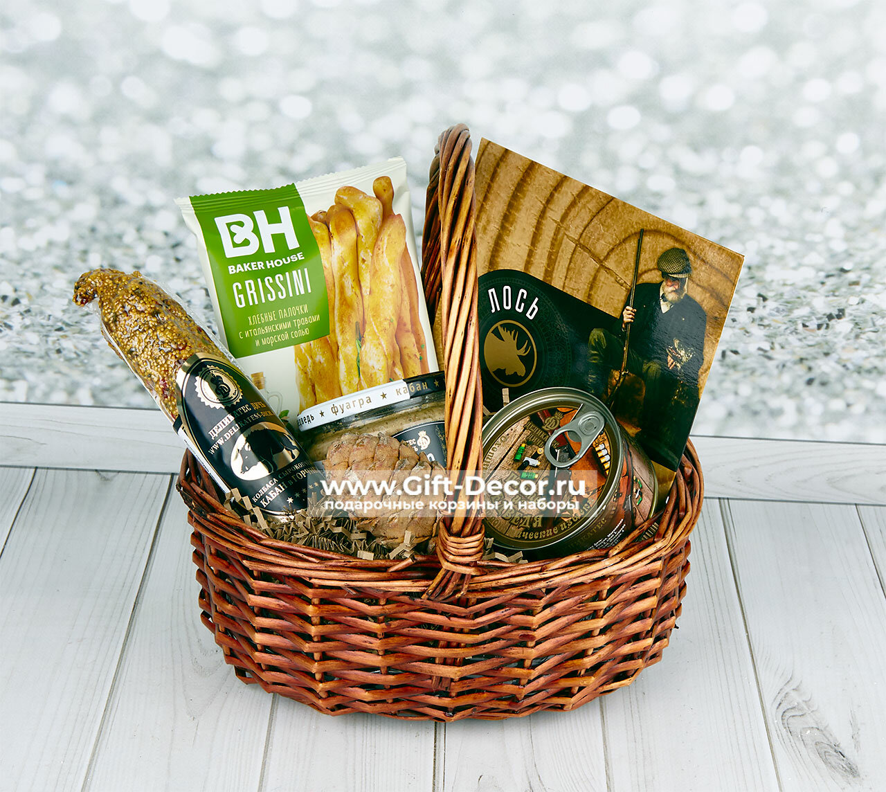 Гастрономическая корзина «Охотничий трофей»