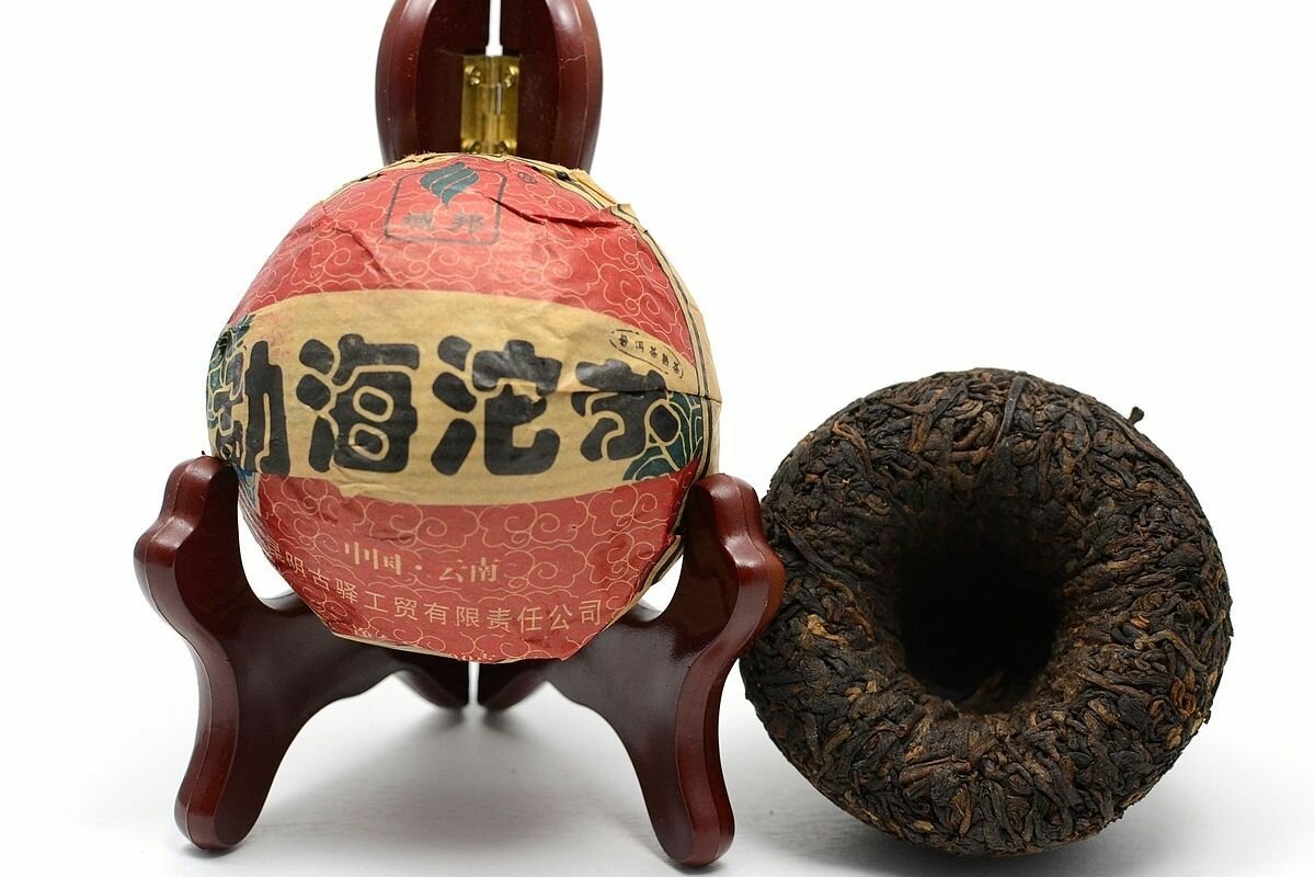 Шу Пуэр Гу И "Мэнхай Точа", 100 гр, 2016 г.