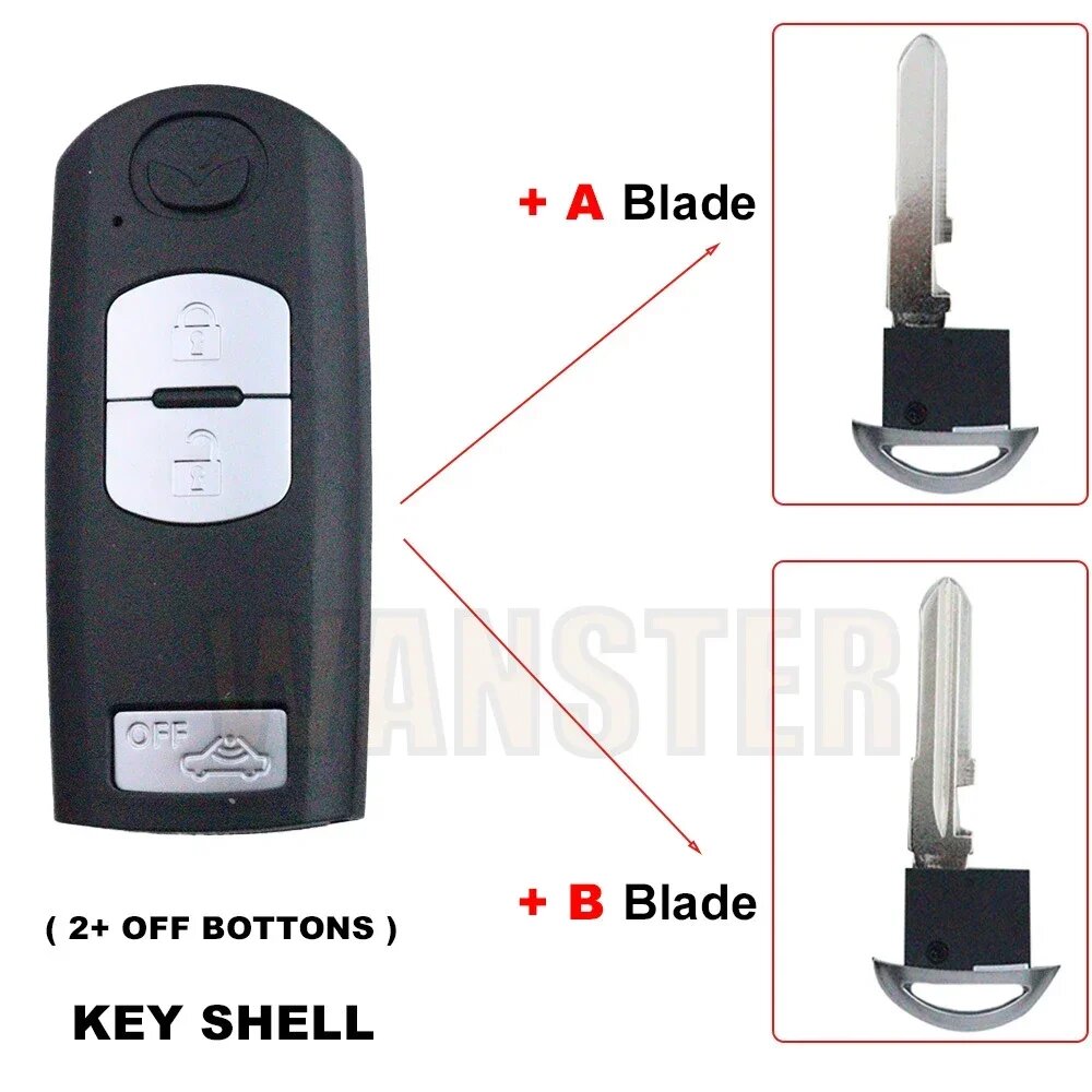Для Mazda 3 5 6 8 CX5 CX7 CX9 CX-5 CX-7 CX-9 MX-5 MX5 Miata RX-8 X-5 with A blade, 2 - OFF bottons