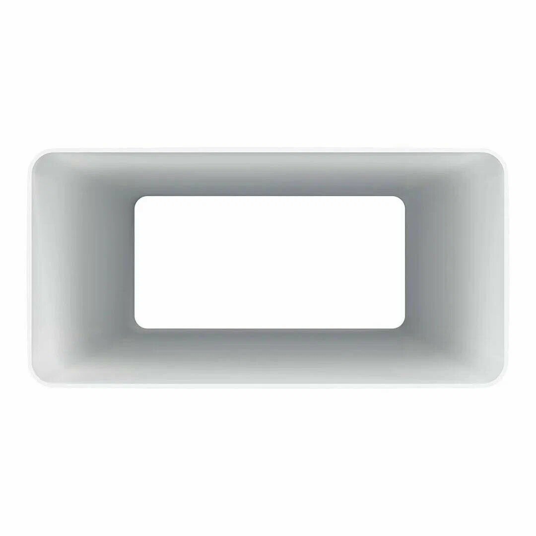 Воздуховод ERA 511ВП2, пластик, прямоугольный, длина 2 м, белый