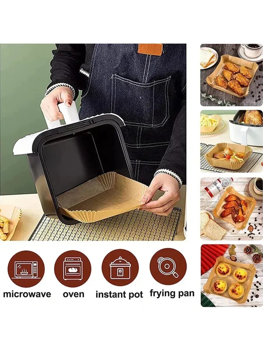 Форма для аэрогриля квадратная, 160 * 45 мм