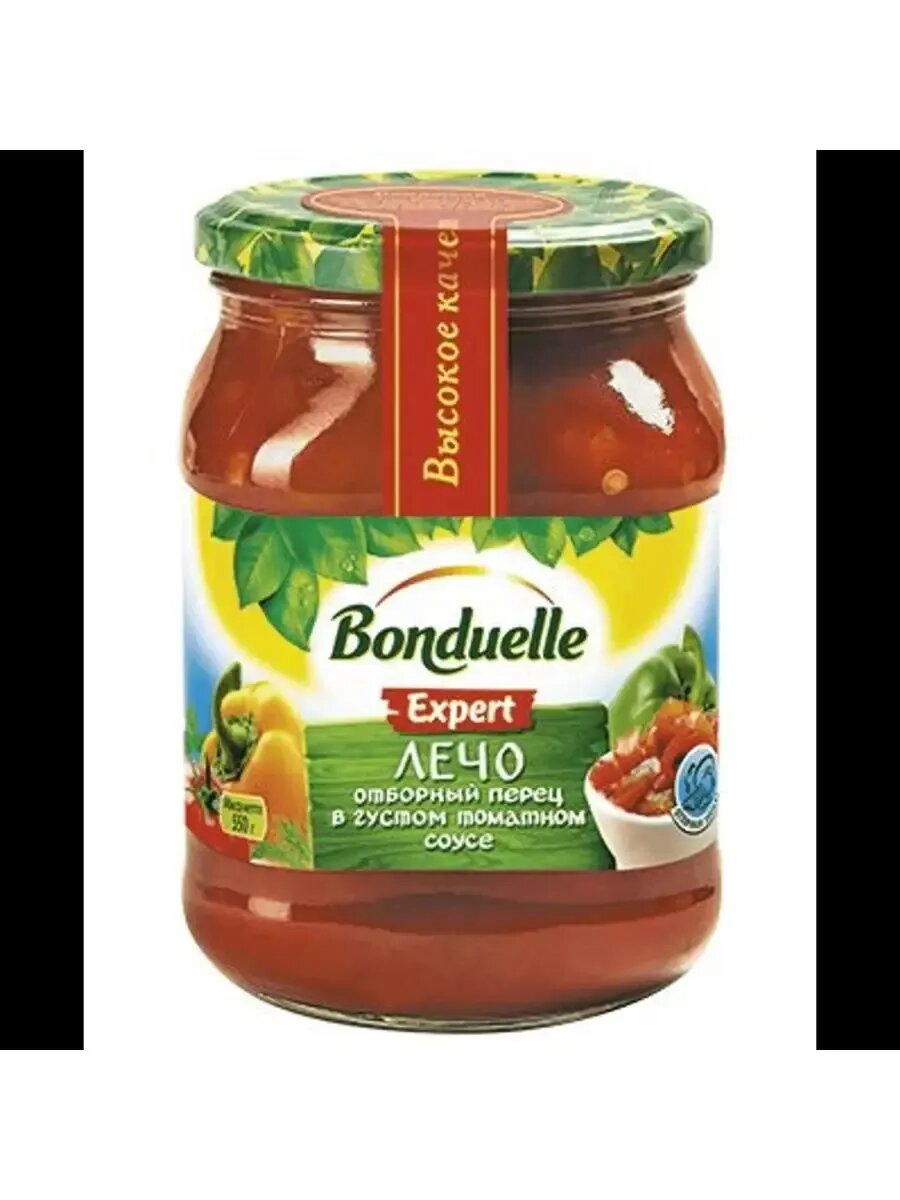 Лечо с отборным перцем в густом томатном соусе 520 г