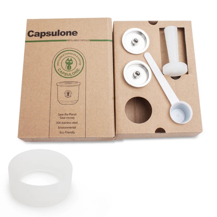 Многоразовые капсулы CAPSULONE для кофемашин illy 2pod 1tamper 1ring