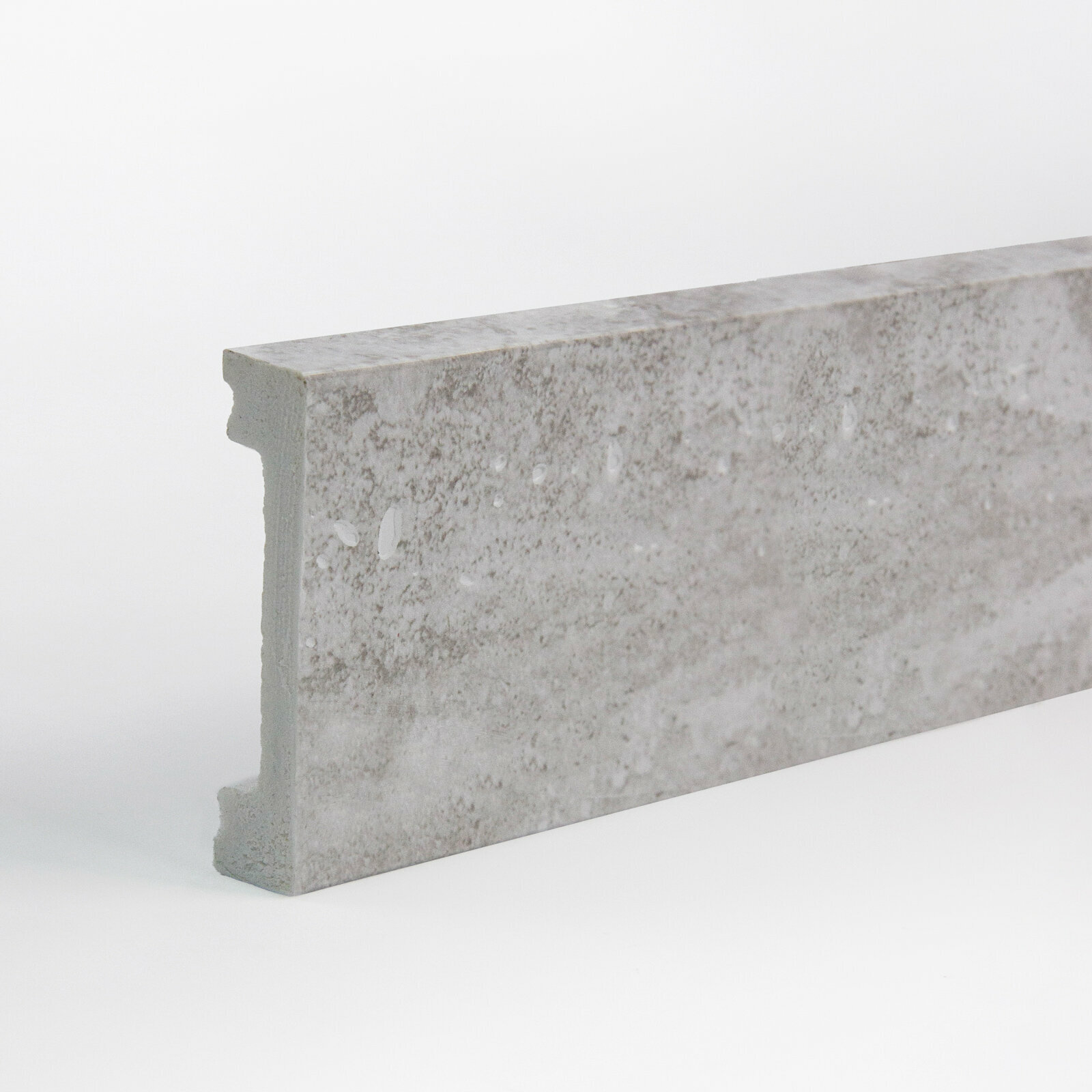 Плинтус дюрополимер напольный DECOMASTER (декомастер), 66х13х2900 мм, D157-1634 ДМ белый кварц