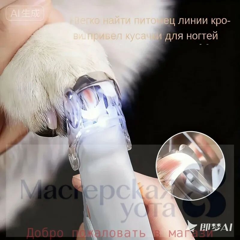 Светящиеся кусачки для ногтей домашних животных