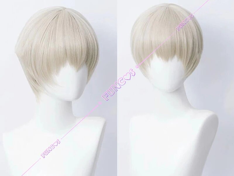 Белый парик Wig A Inumaki Toge