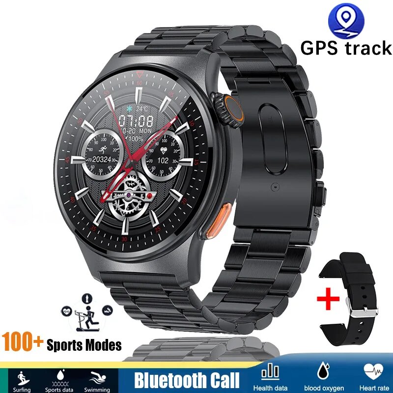Умные часы Oukitel WP62 Black Steel