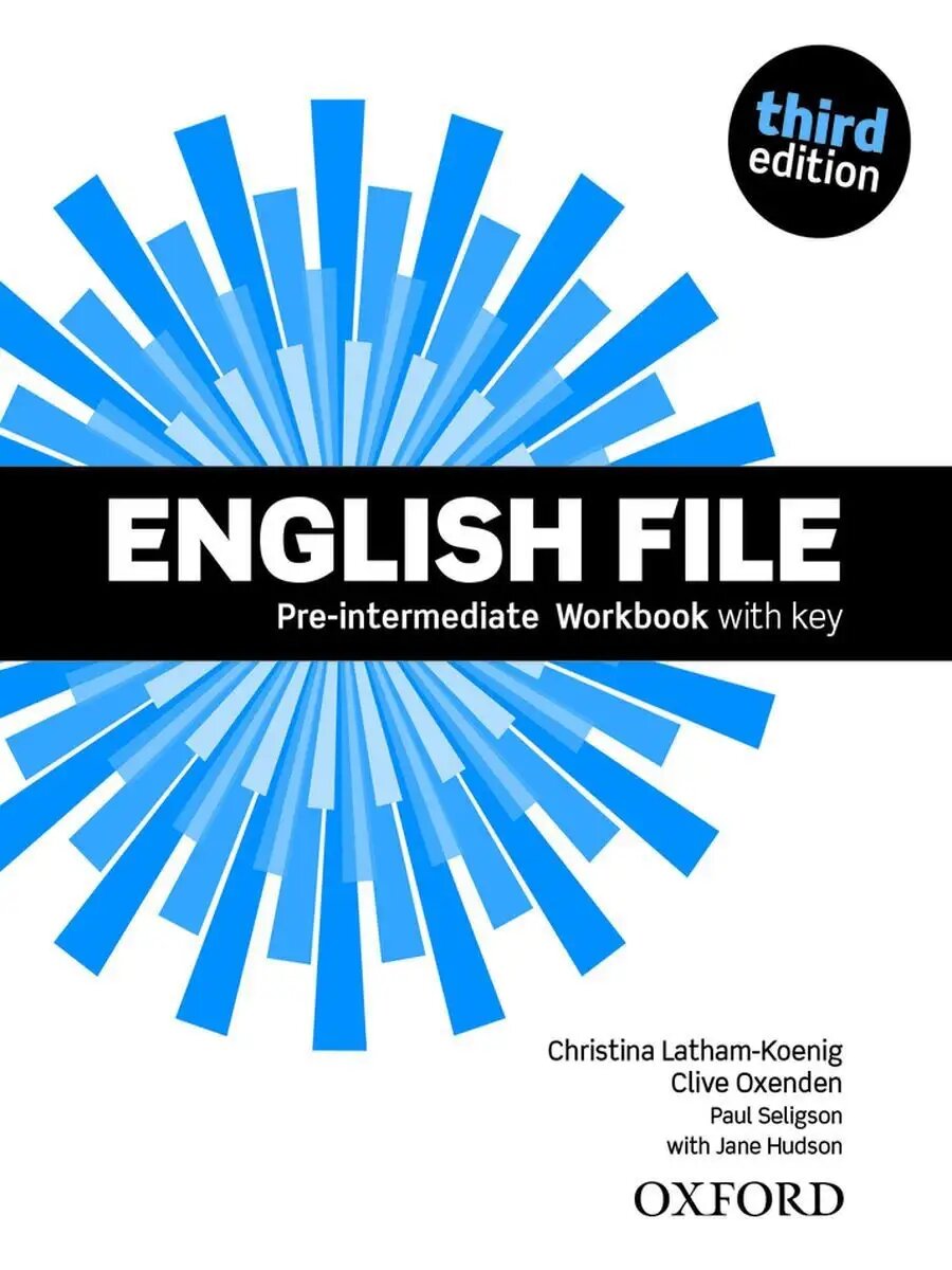 English File 3 ed Pre-Intermediate Workbook with key тетрадь | Oxford University Press