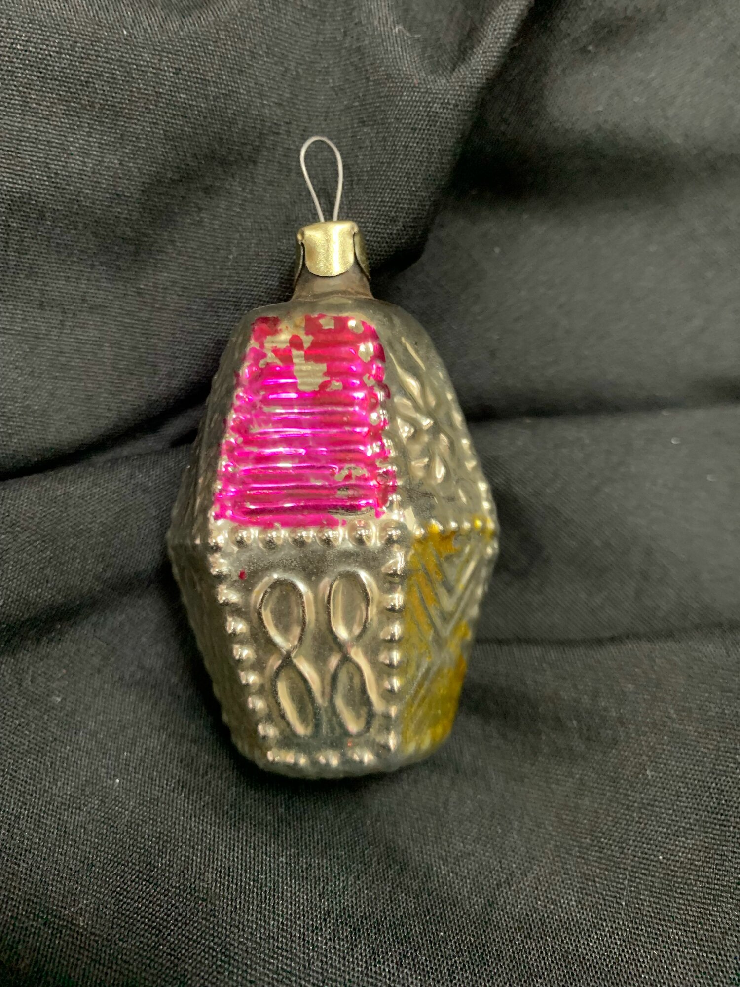 Елочная игрушка "Разноцветный фонарик"