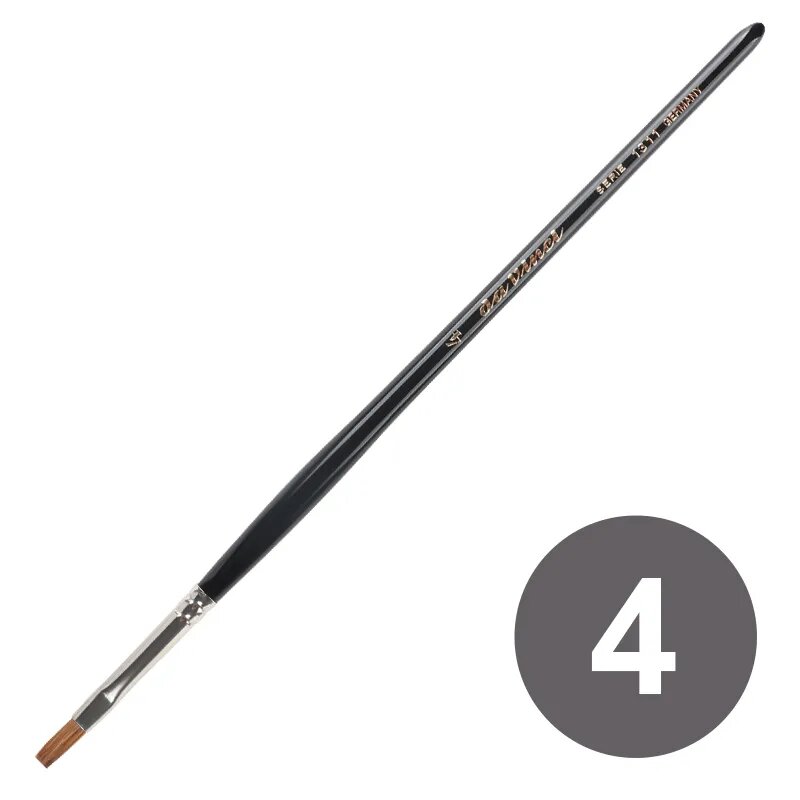 Da Vinci Кисть для рисования Круглая №4, 1 шт.
