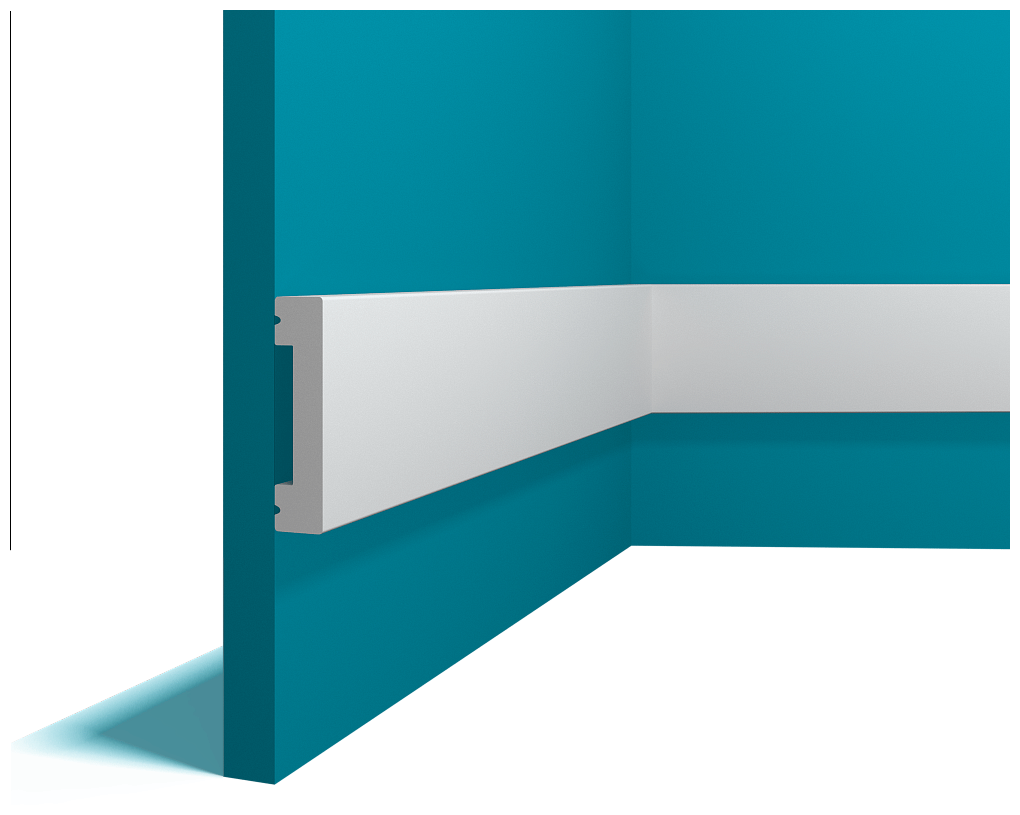 Молдинг ударопрочный Р33 Перфект Плюс 2 метра. 65*15мм 1 штука