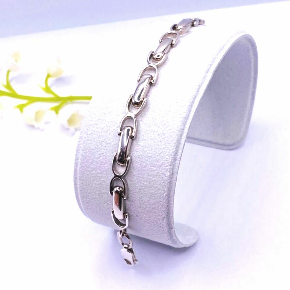 Браслет, серебро, 925 проба, родирование