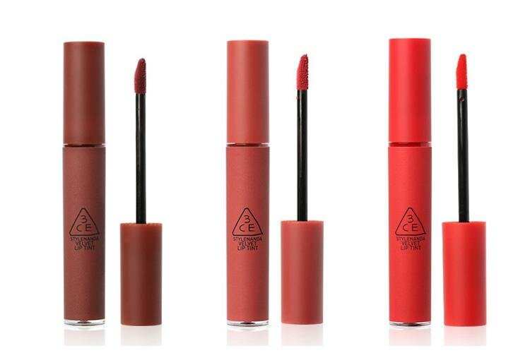 Набор бархатной жидкой помады женский 3CE, матовая, легкая в растушевке, 3 шт, 5728818