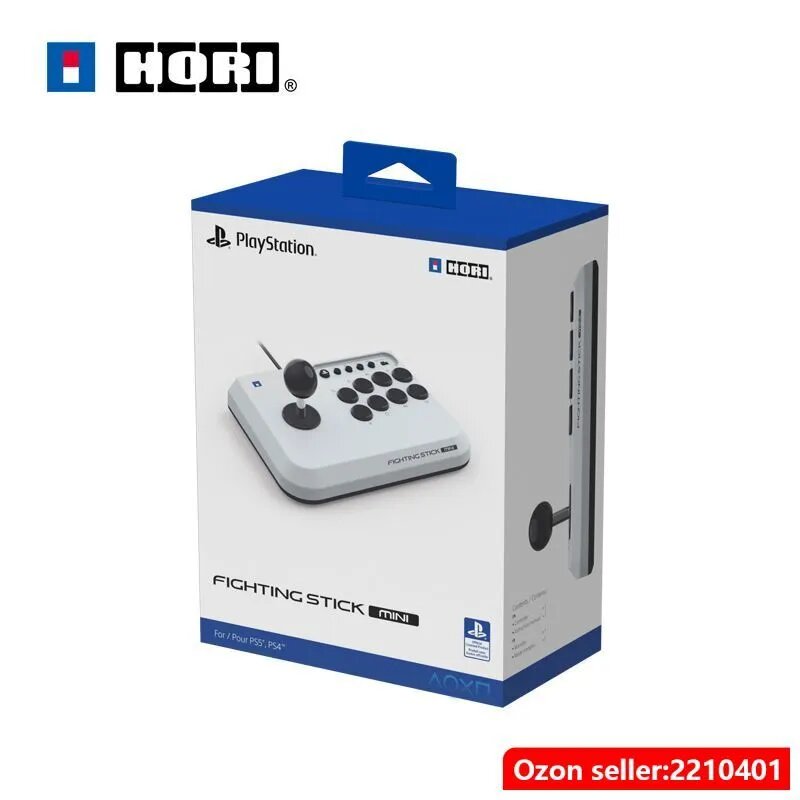 HORI Fighting Stick Mini для PS5, PS4 и ПК - Официально лицензирован Sony/SPF-038