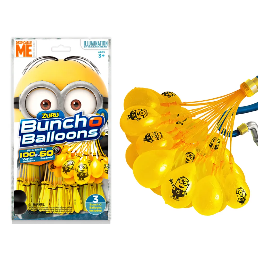 Игровой набор Bunch O Balloons Стартовый набор Миньоны: 100 шаров, пол. пакет Z5653