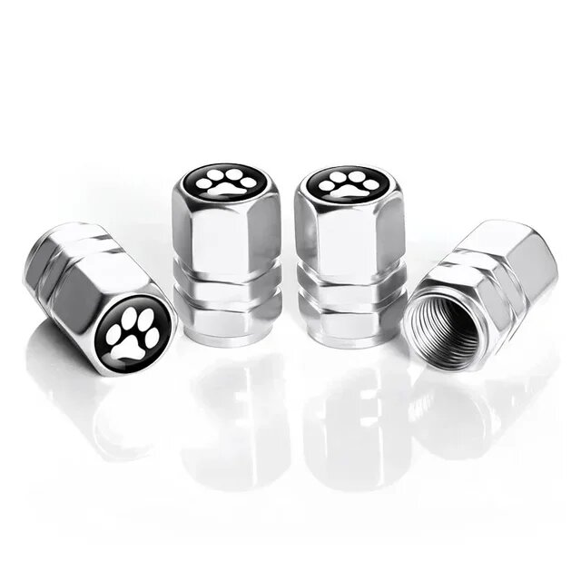 Алюминиевые Колпачки Для Ниппелей Автомобильных Шин, Заглушки Для Вентилей Колес, Колпачки Silver-H