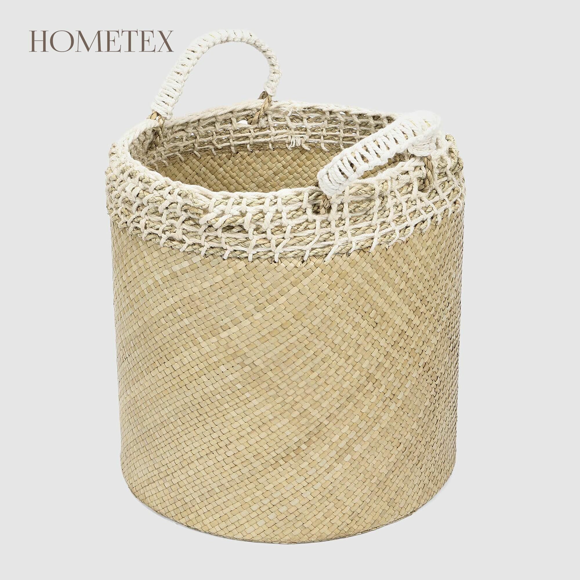 Корзина для хранения Hometex Natural pandan размер L 32х32х30 см