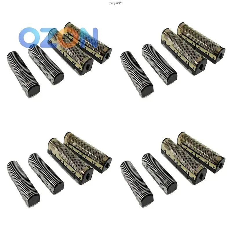 4X лезвия для электробритв, золотая фольга, сетка для ножей и режущая головка, подходящие для плавающей бритвы Kemei KM-2026 KM-2028