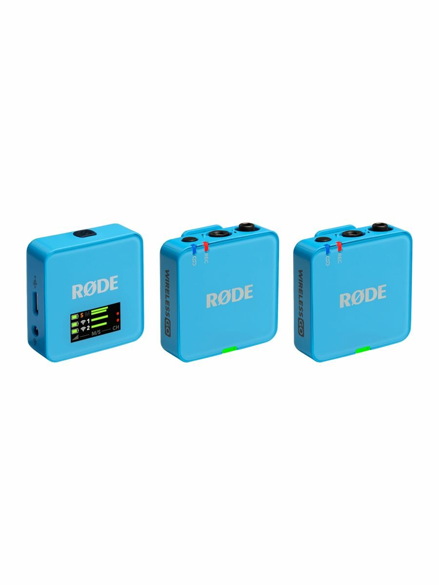 RODE Wireless GO III, голубой, беспроводной микрофон