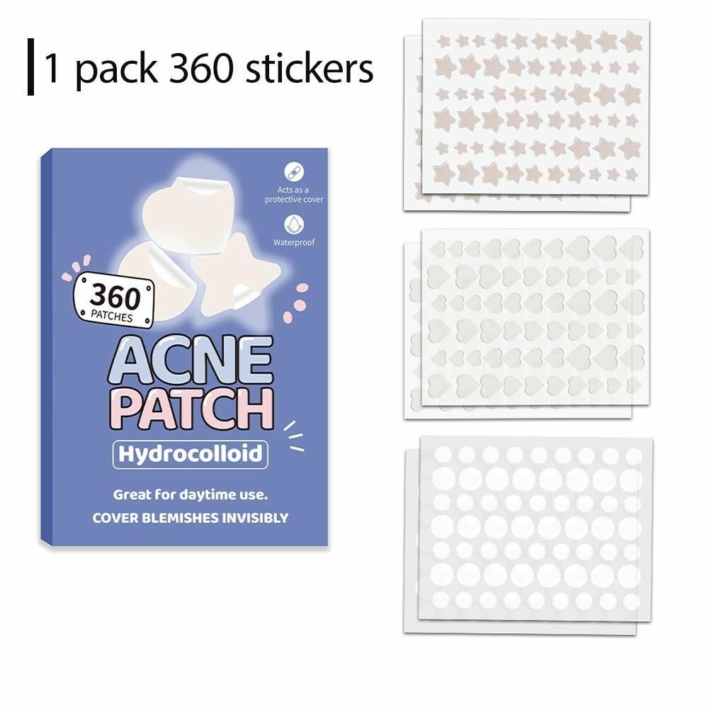 Патчи от прыщей и акне пластыри уходовые точечные, 360шт.