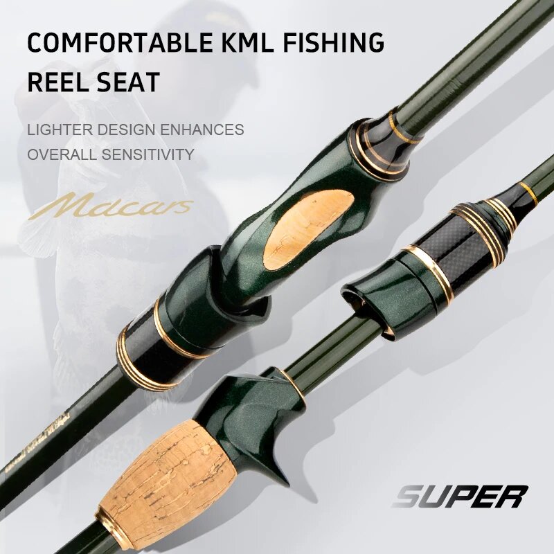 Удочка MACARS Casting 1.8м, 6ft, 4-сегмента, 8-гуидов — фото 1