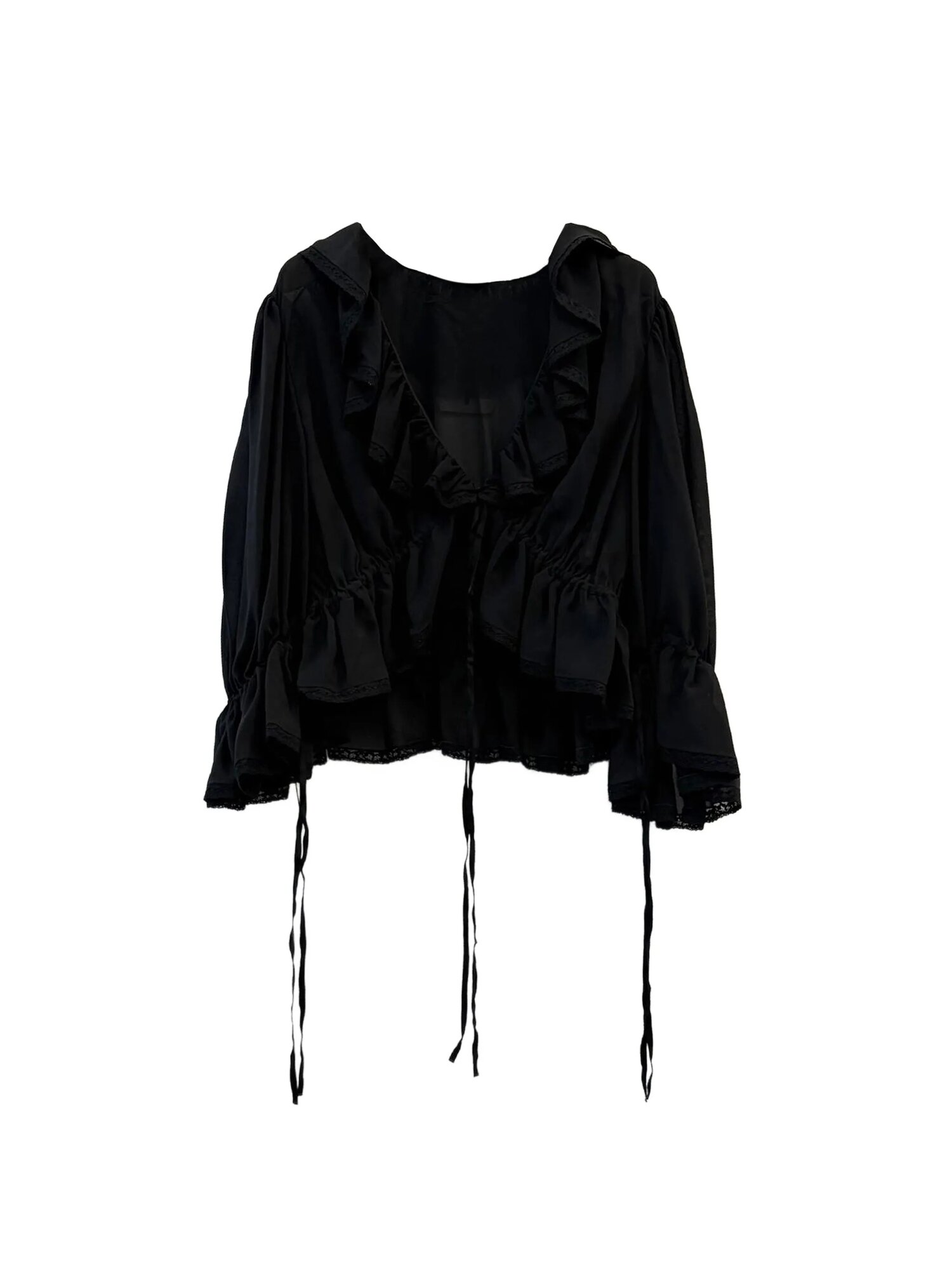 Топ Chloe Ruffled-detail tie-fastening top
