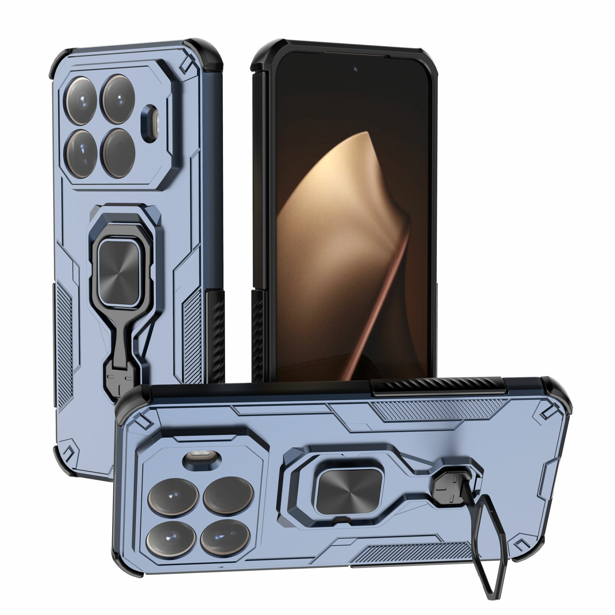 Противоударный чехол Antistrike для Xiaomi 15T Pro синий
