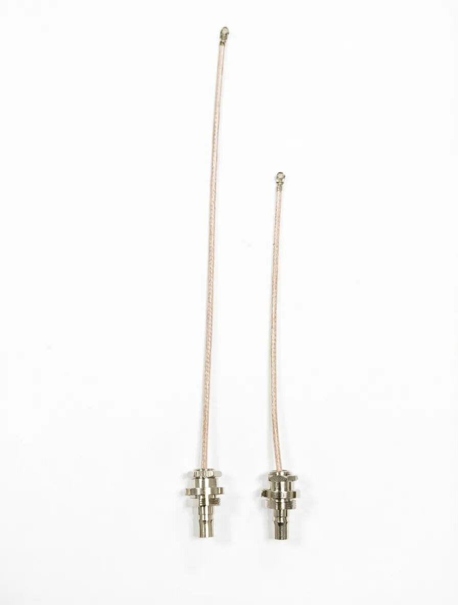 Комплект адаптеров для Alientech DUO U. fl(IPEX)-QMA(female) кабель RG178 10 и 16 см.