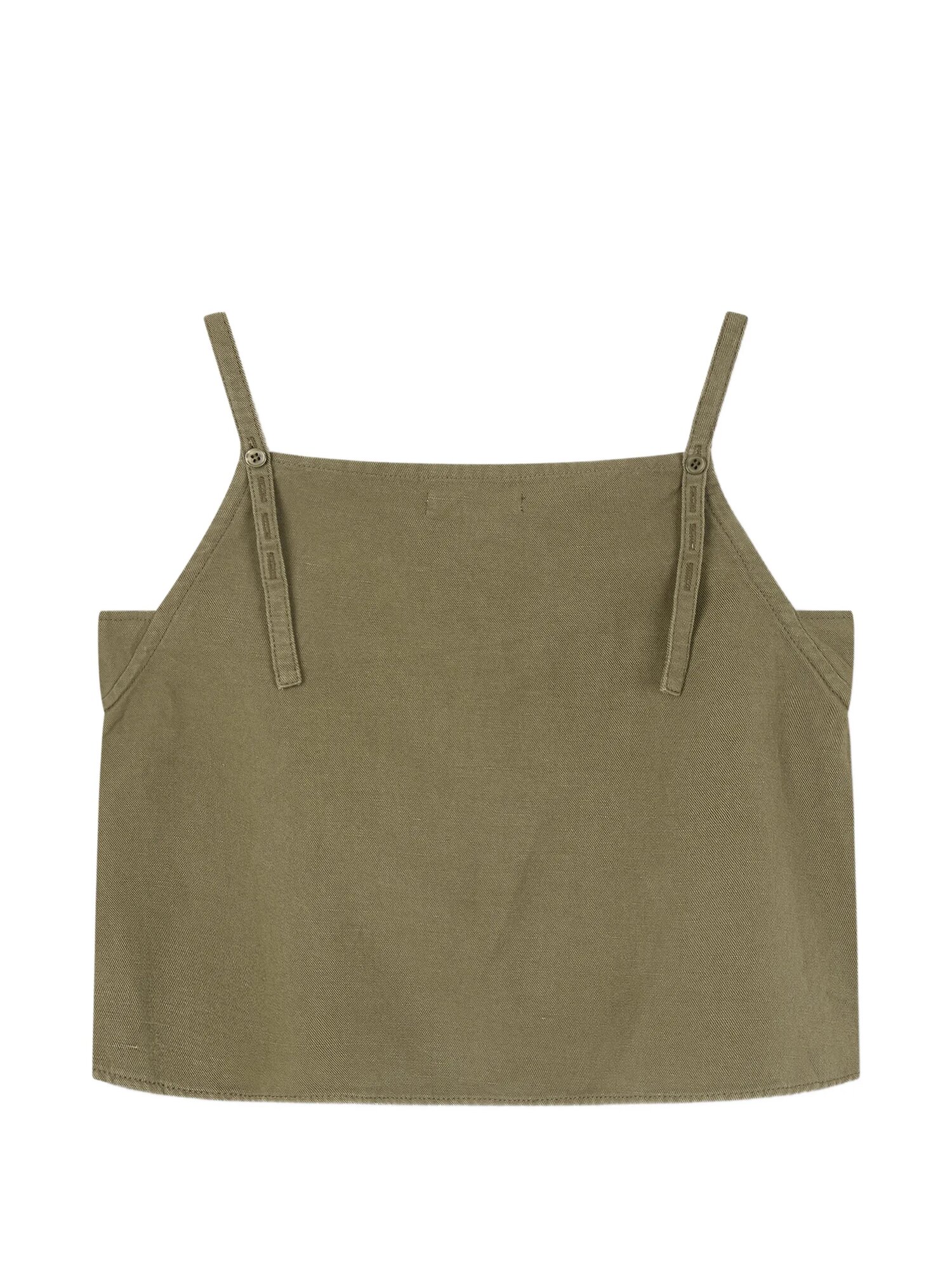 Топ STUDIO TOMBOY Square-neck tank top, размер OneSize, зеленый, — фото 1