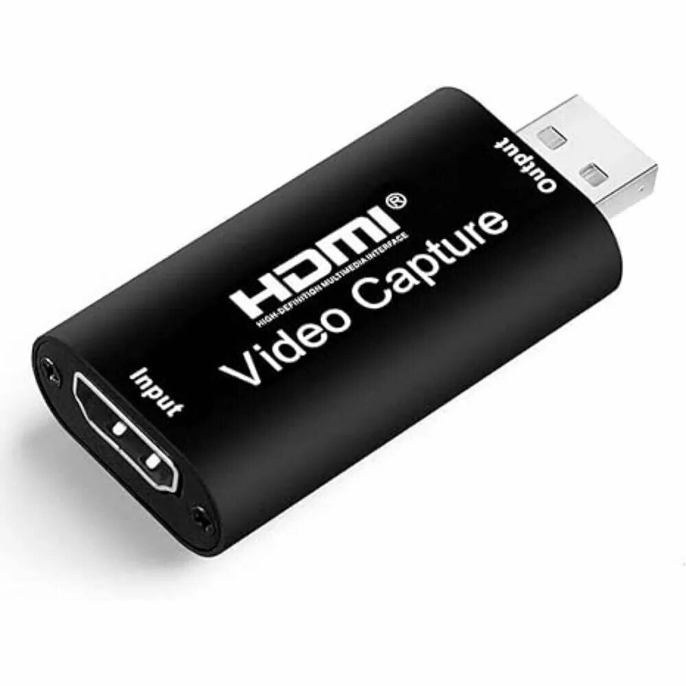 Кабель для компьютерной периферии HDMI/USB 2.0 Type-A, 0.1 м, черный матовый