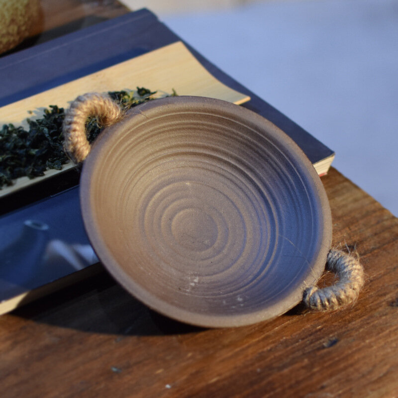 Японская деревенская керамическая чайная печь, винтажная печь для обжарки чая, керамический усилитель аромата чая, чайный сервиз для кунг-фу, чайная печь для поддержания температуры.