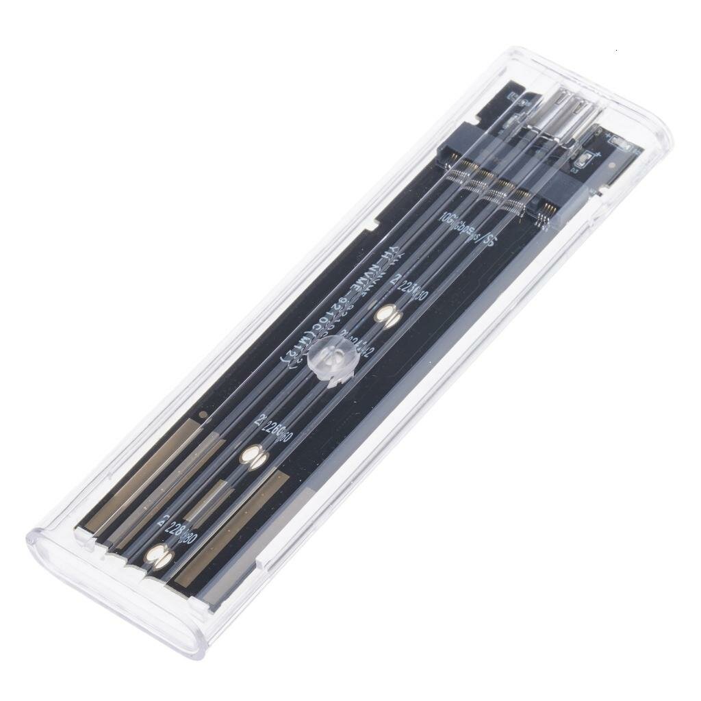 Прозрачный бокс для M.2 SSD, Протокол Nvme
