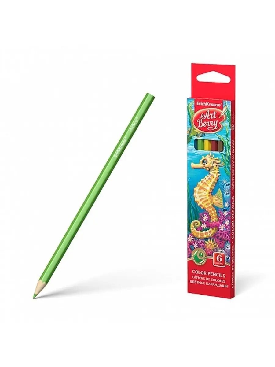 Цветные карандаши шестигранные ArtBerry.