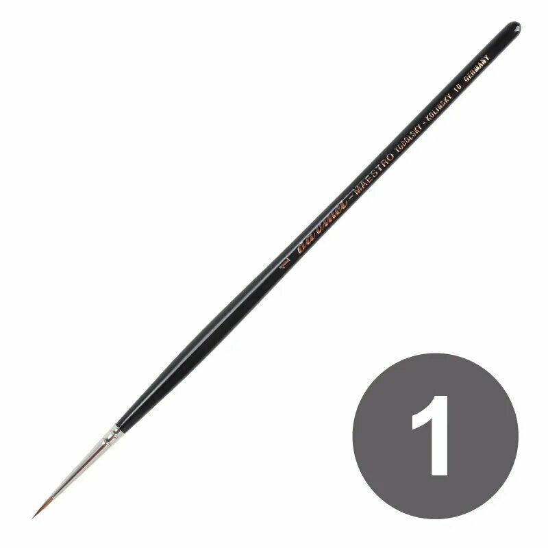Da Vinci Кисть для рисования Круглая №1, 1 шт.
