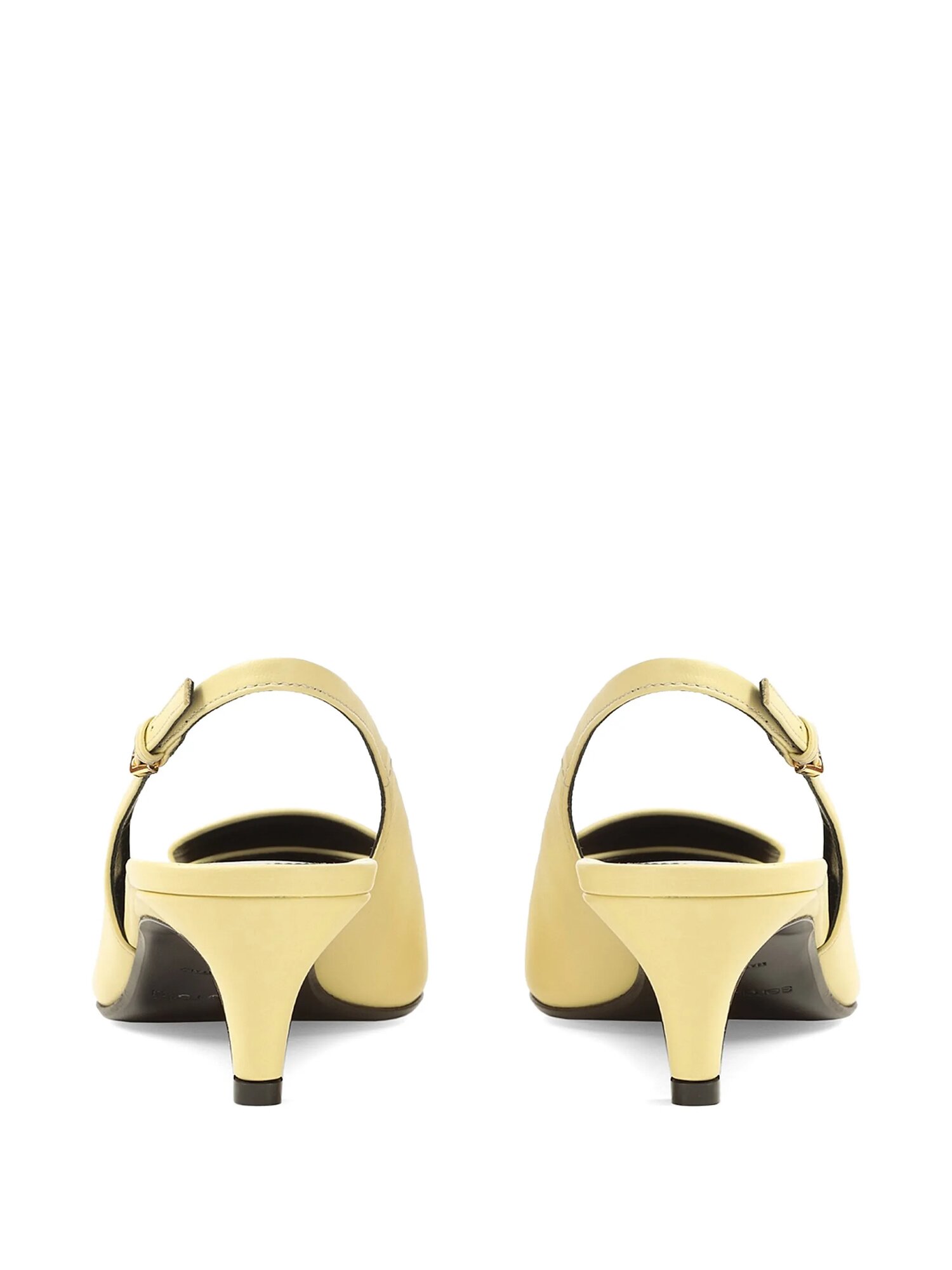 Туфли Sergio Rossi Buckle sling-back pumps, размер 40, yellow — фото 1