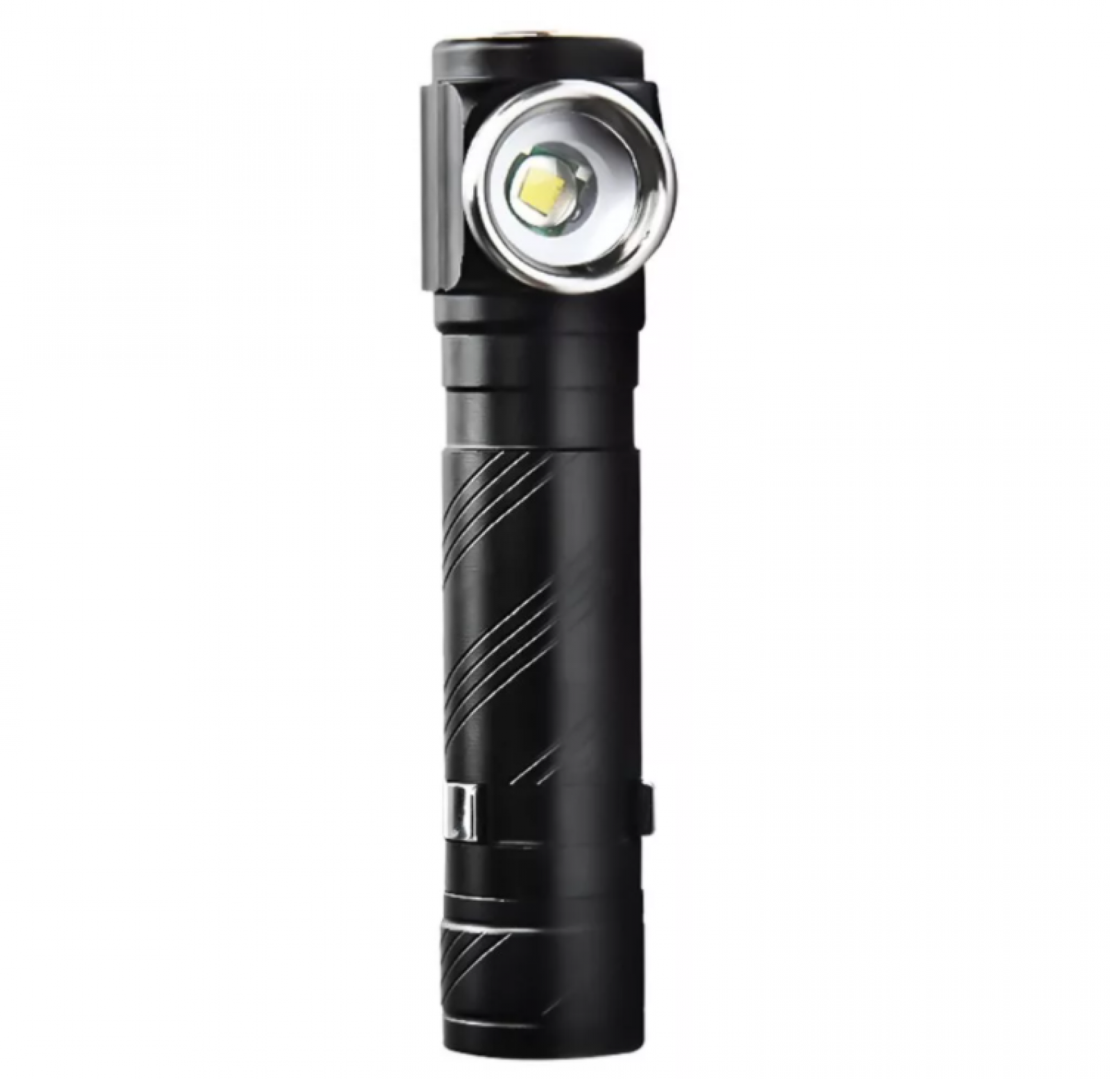 Фонарик горизонтальный MyPads A157-679 с зумом T6 и встроенной литиевой батареей 1500 мАч