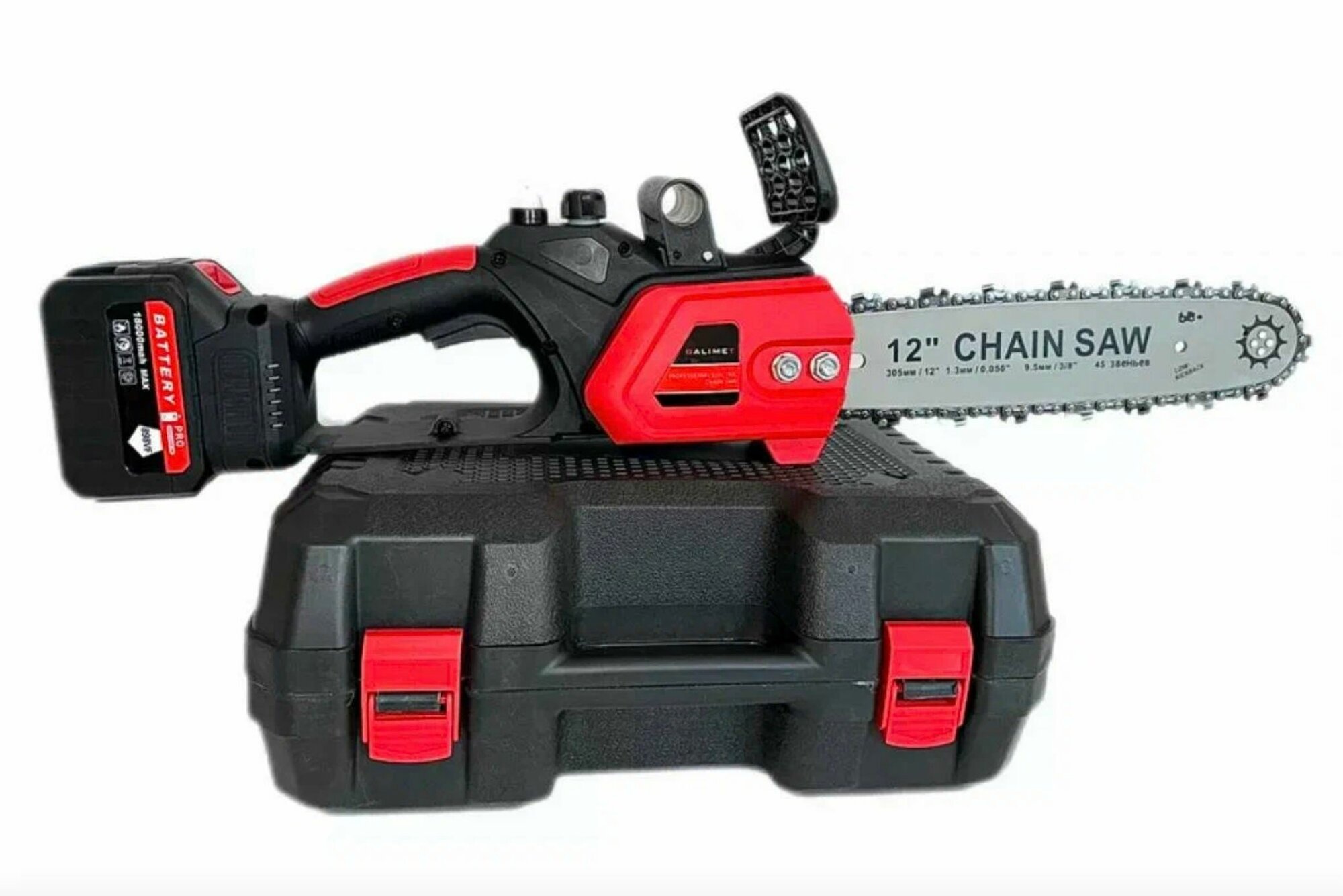 Электропила MILENI, 12 дюймов, бесщеточная, литий-ионный аккумулятор, 18В