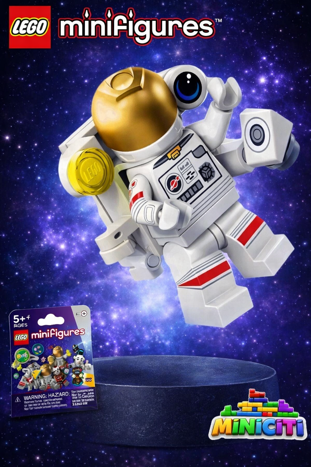 LEGO Minifigures Минифигурки 71046 серия 26 Космонавт