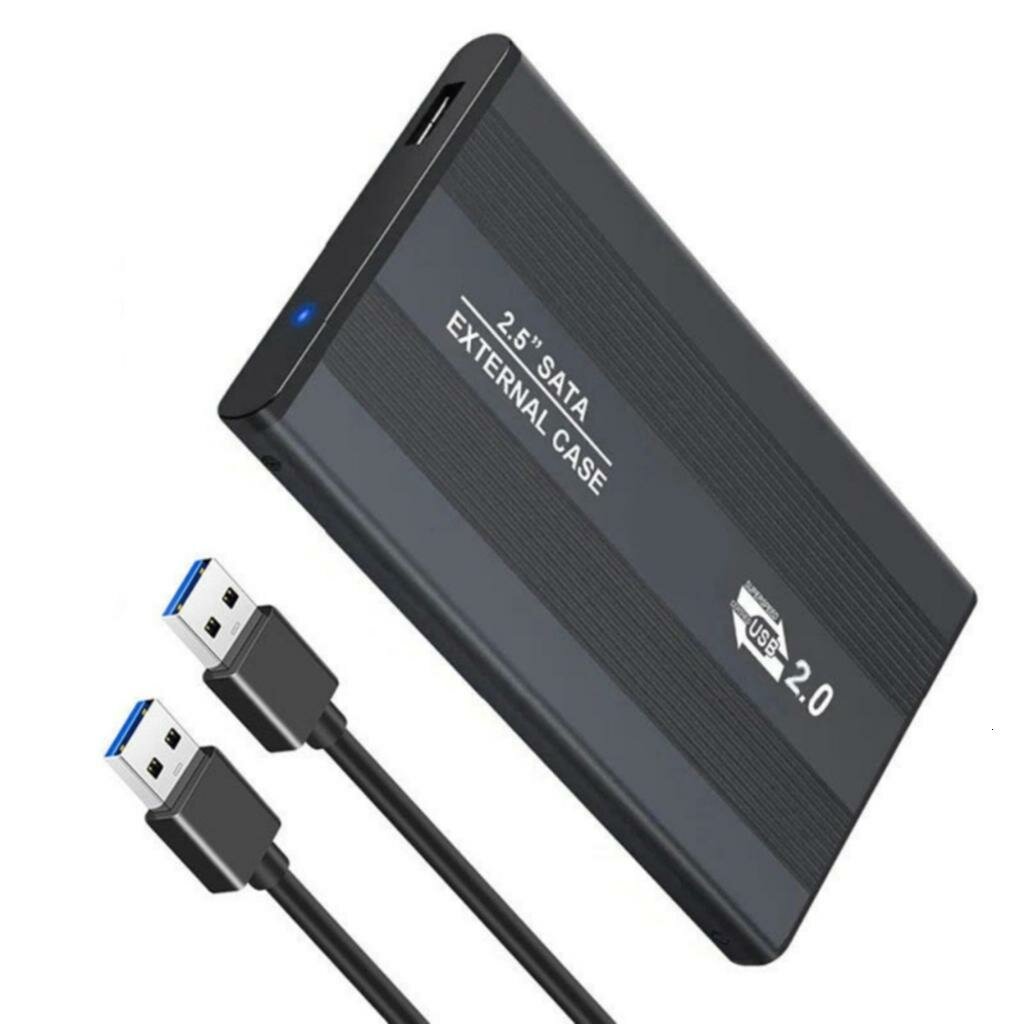 Алюминиевый корпус для жёстких дисков 2,5″, Usb2.0 Вход