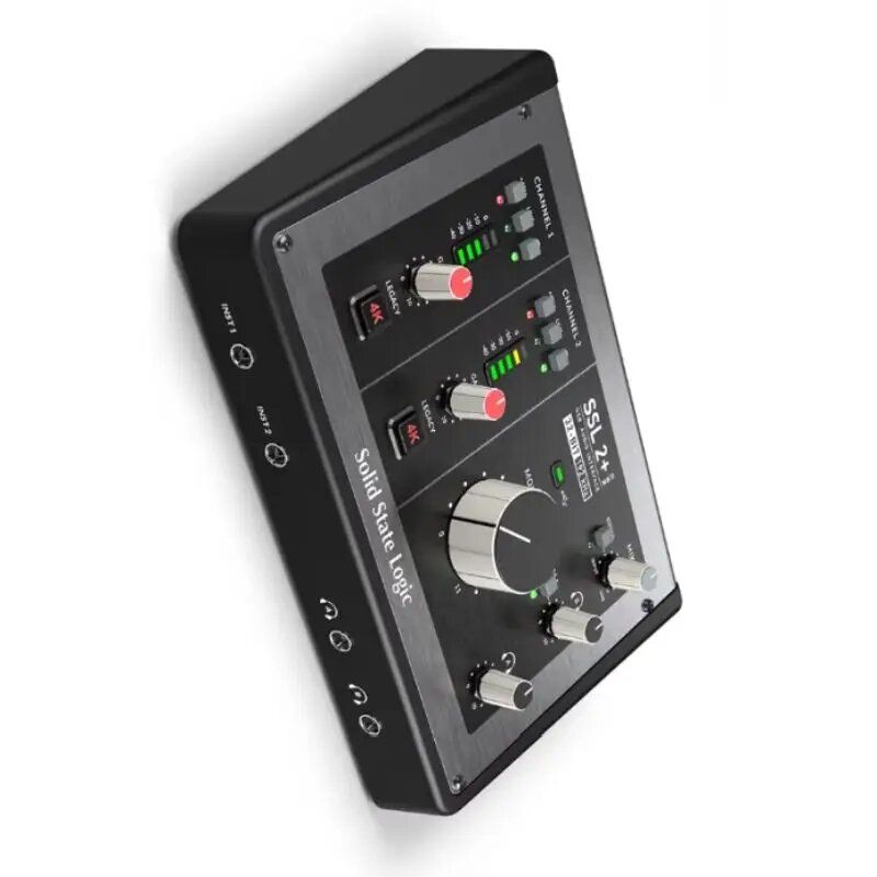 Solid State Logic Next-Gen 32-bit 192 kHz Converters 2-in/4-out USB Audio Interface with 4 x Balanced Outs SSL 2+ MKII