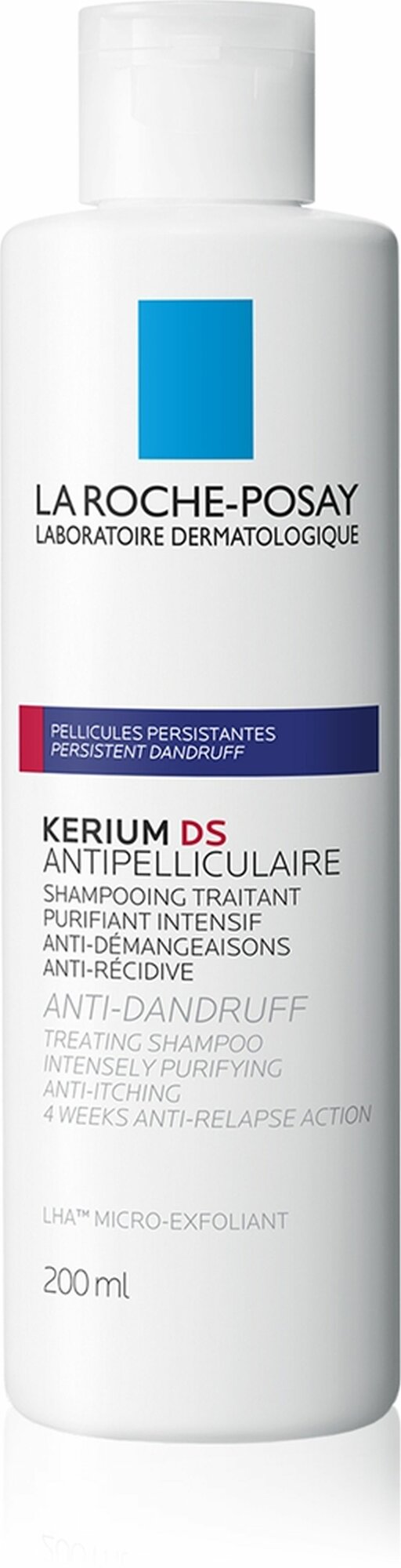 Шампунь La Roche-Posay "Kerium DS", против перхоти, для всех типов волос, 200мл