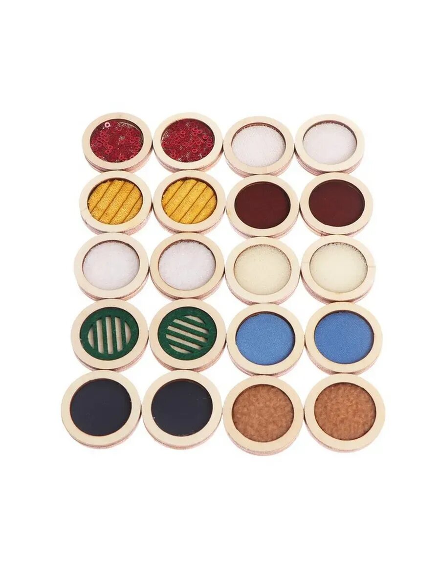 Тактильное сенсорное лото Монтессори для развития